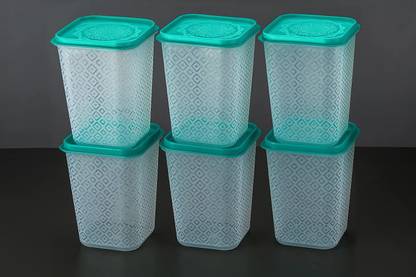 DUPACO Etching design square shaped 1000 ml dabba set - 1100 ml Plastic ...