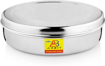 Ambit Special Puri dabba roti dabba - 1500 ml Steel Cookie Jar Price in ...