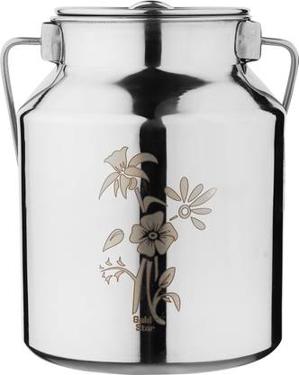 DOKCHAN High Quality Stainless Steel laser Floral Design Milk Container ...