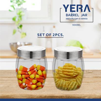 Yera Glass Utility Container - 900 ml Price in India - Buy Yera Glass ...