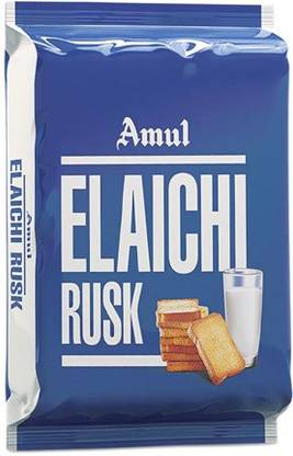 Amul Elaichi Rusk 200 Gm. (Pack of 2) Cracker Price in India - Buy Amul ...