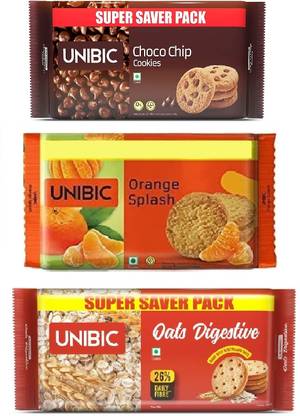 UNIBIC Oatmeal 600g | Choco Chip 300g | OrangeSplash 500g Cookies Price ...
