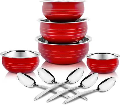 Classic Essentials by Classic Essentials Red Coloured Stainless Steel ...