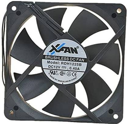 Electronic Spices 12V 120mm Fan 12V 0.40A 12025 Computer case Fan ...