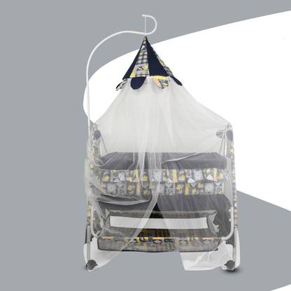 flammable Cradle for baby boy and girls. Cradle With Swing And Mosquito ...