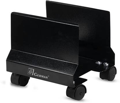 R3 GERMAN CPU Trolley Metal Black Heavy Duty Desktop Floor Stand ...