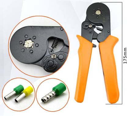 metrotools Hex Crimper Pliers Tool 0.25~6.0mm AWG 23-10 Self-Adjusting ...