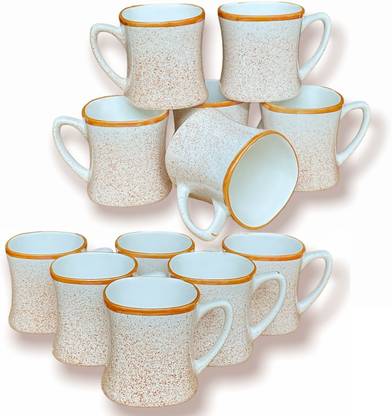 KC Somny Pack of 12 Ceramic Coffee Cup & Tea Cup Set of 12 (AE4CACD ...