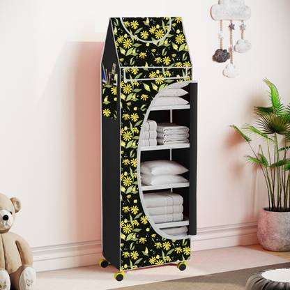 Furnbolo 6 Cabinet Baby Almirah, Kids Wardrobe, Folding Almirah,With ...