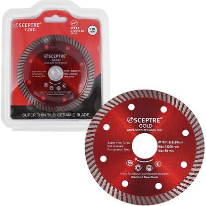 Sceptre Super Thin Zero Chipping Wheel Tile Cutting Blade Hot Press ...