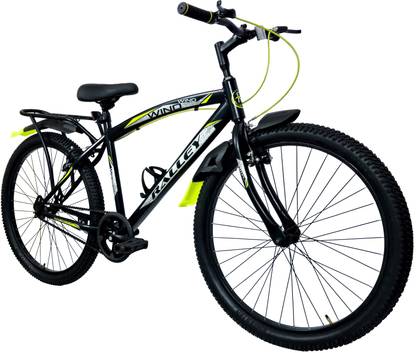 Ralley Gold WIND Series Full Size Bicycle with Carrier and Dual Power ...
