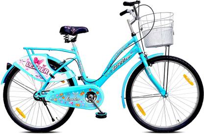 LEADER LadyBird Breeze 26T Bicycle for Girls/Women with Basket and ...