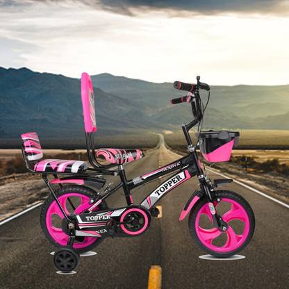 crafto kids 14T TOPPER D/GADDI PINK BICYCLE HEAVY MODEL-46 14 T BMX ...