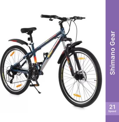 Urban Terrain Mutant 27.5Blue Steel MTB With 21 Shimano Gear & Ride Tracking App by cultsport 27 ...