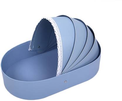 OASIS Empty Gift Box Baby Cradle Shape for New Born Boy, Baby Shower ...
