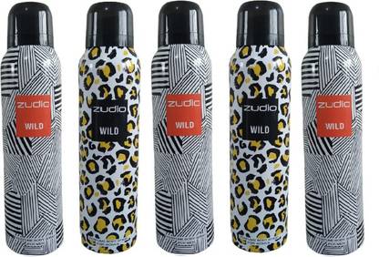 zudio WILD FOR WOMEN-2,WILD FOR MEN -3 PACK OF 5 Body Spray - For Men ...