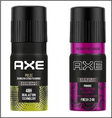 AXE Pulse + Provoke deodorant Body spray 150 ml pack*2 Deodorant Spray ...