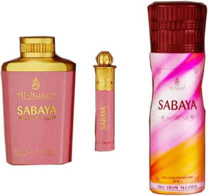 Al-Nuaim SABAYA 6ml Attar Roll &100 Ml Eau De Perfum,200 Ml Perfum Combo Pack Of-3 Perfume Body ...