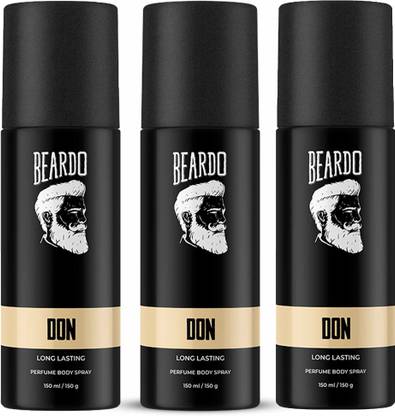 BEARDO Don Perfume Body Spray 150ml Each (Pack of 3)| No Gas Deo For ...