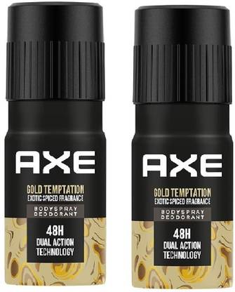 AXE Gold Temptation Deodorant Body spray 150 ml Pack of 2 Deodorant ...