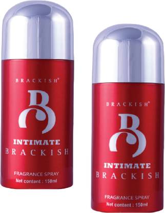 Brackish INTIMATE DEO FOR MEN 150ML COMBO OF 2 Deodorant Spray - For ...