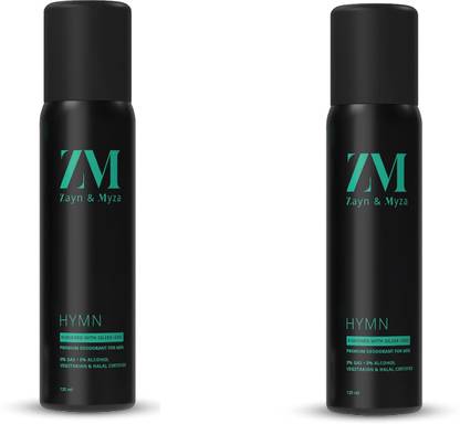 Zm HYMN NO ALCOHOL HALAL CERTIFIED BODY SPRAY FOR MEN 120ML COMBO 02 ...