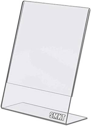 Flipkart.com | SMKT 1 Compartments Thick acrylic L SHAPE Paper Signage ...