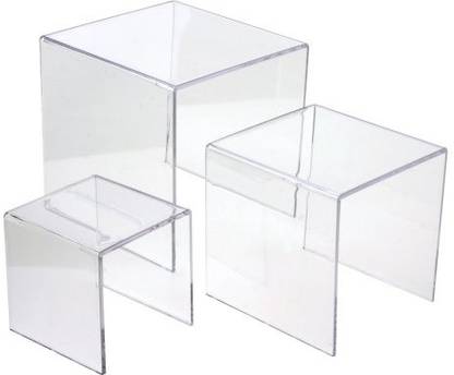 Flipkart.com | Delite 1 Compartments Acrylic Display Stands Elevated ...