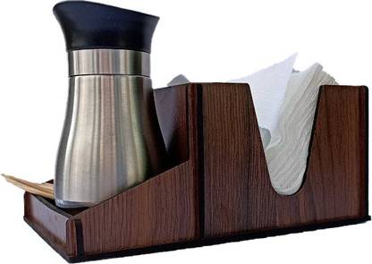 Flipkart.com | tulay 2 Compartments Wooden Tissue Paper Holder for ...