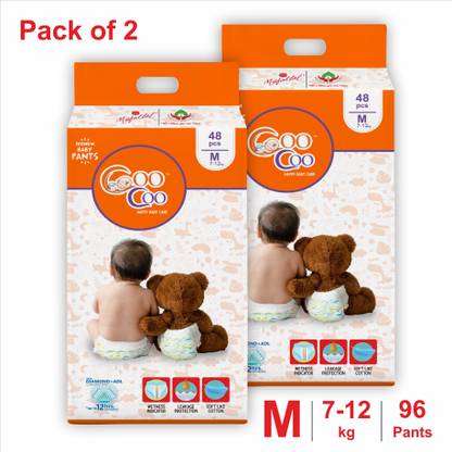 Coo Coo Baby Pant Style Diapers - M - Buy 96 Coo Coo Pant Diapers ...