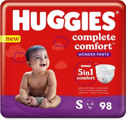 Huggies Wonder Pants S 98 Small Size Monthly Pack - S - Buy 1 Huggies ...