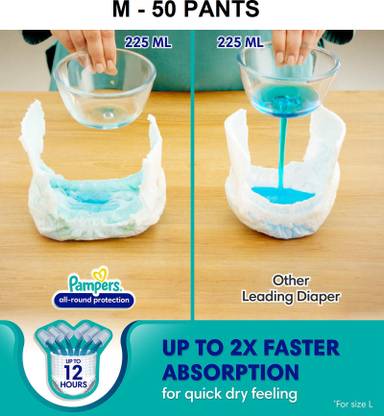 Pampers ANTI-RASH M 50 PANTS (7-12 KG) ONE PCS - M - Buy 50 Pampers ...