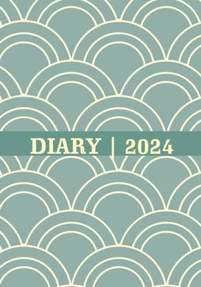 Pixel Water Green A5 Diary Ruled Bilingual With Planner 204 Pages Price ...