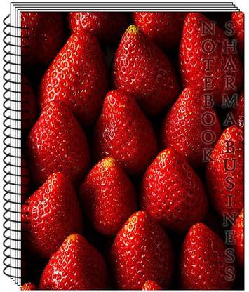 KRASHTIC Spiral Notebook A4 Size 200 Pages Unruled White Plain Page set ...