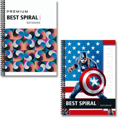 Best Spiral Notebooks | 300 Pages Ruled Spiral Notebook | A4 Size Paper ...