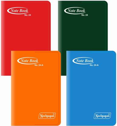 NEELGAGAN No.24-A Vintage Notebook, Hard Bound Soft Cover P-10 (6.75cm ...