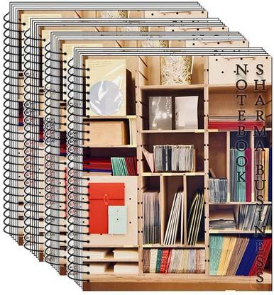 KRASHTIC Big A4 Spiral Unruled Notebook, 75 GSM Paper, Set of 4 ...