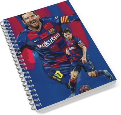 Pinklips Shopping Lionel Messi A5 Notebook Ruled 100 Pages Price in ...