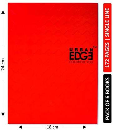 URBAN EDGE EDGE Regular Note Book UN RULED 172 Pages Price in India ...