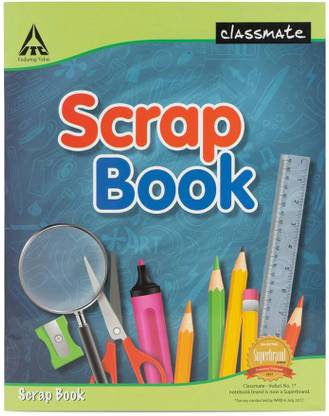 Classmate scrap book A4 Note Book Plan + Ruled 36 Pages Price in India ...