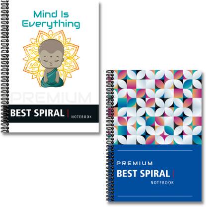 Best Spiral Notebooks | 500 Pages UnRuled Notebook | A4 Size Paper | A4 Notebook UnRuled 500 ...