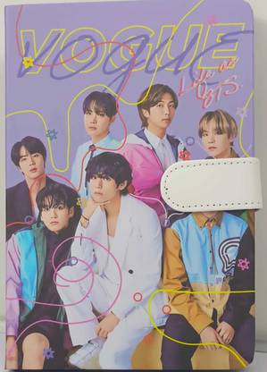 Voshkaa Bts Bt21 Diary With Magnetic Flip Lock And Colorful Printed ...