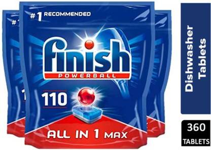 Finish All in 1 Max Dishwasher Tablets Original 110 Pack Dishwashing ...