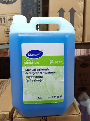 Diversey SUMA DET D1.2 Y, Manual Dishwash Liquid 5 Ltr Dishwashing ...