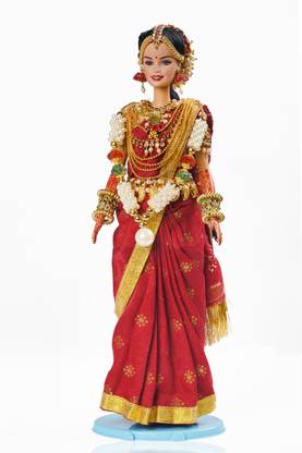 Roots & Wings Kannadiga Bride Handcrafted South Indian Wedding Doll ...