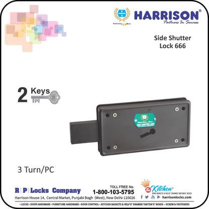 HARRISON Stainless Steel, Brass Polished Smart Lock Price in India ...