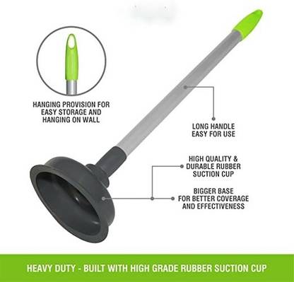 h&d craft Toilet Blockage Remover Suction Device Wash Basin Unblocker ...