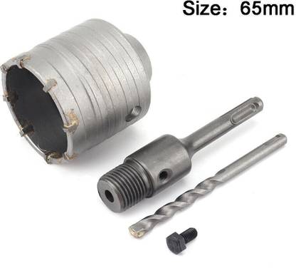 KAVYA TOOLS POWER 65mm Hole Saw Cutter Core Drill Bit for Concrete ...