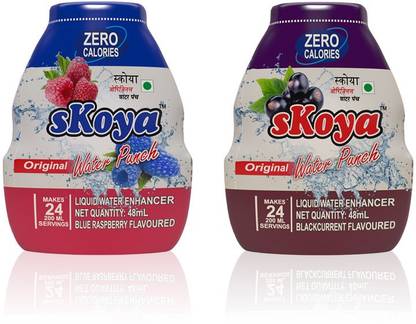 sKoya Black Currant And Blue Raspberry | Liquid Water Enhancer | 48ml ...