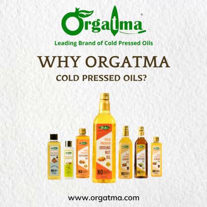 orgatma Cold Pressed Mustard Cooking Oil for Roasting Frying Baking All ...
